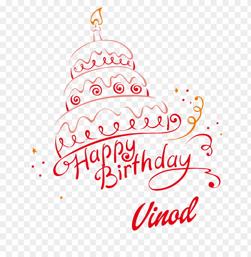 Free download | HD PNG vinod happy birthday name png PNG image with no ...