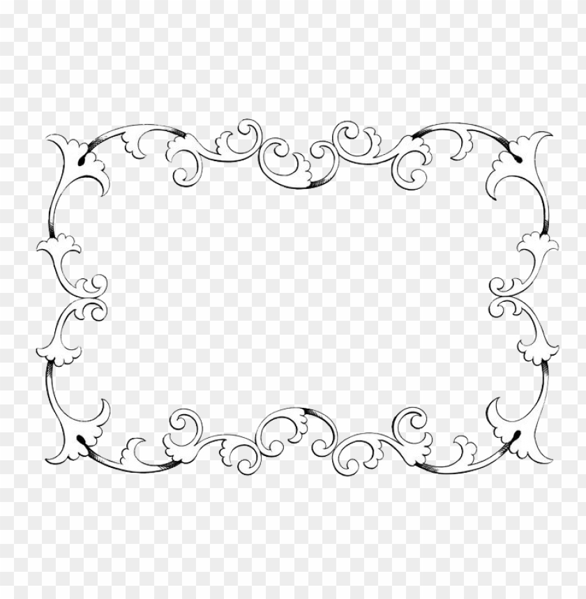 Free download | HD PNG vintage square frame with delicate decorations ...