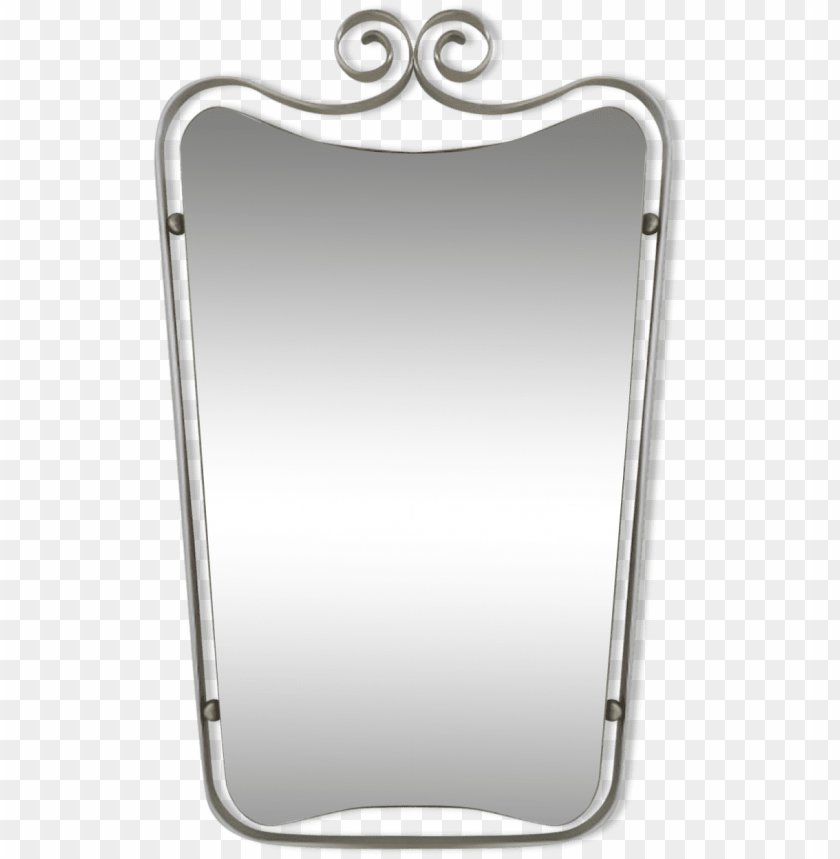 Free download | HD PNG vintage mirror slipped into an aluminum frame ...