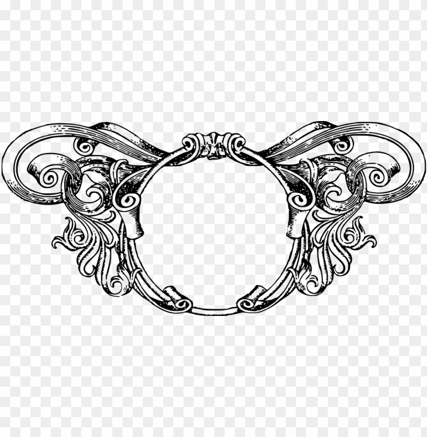 Free download | HD PNG vintage ornate circle frame PNG transparent with ...