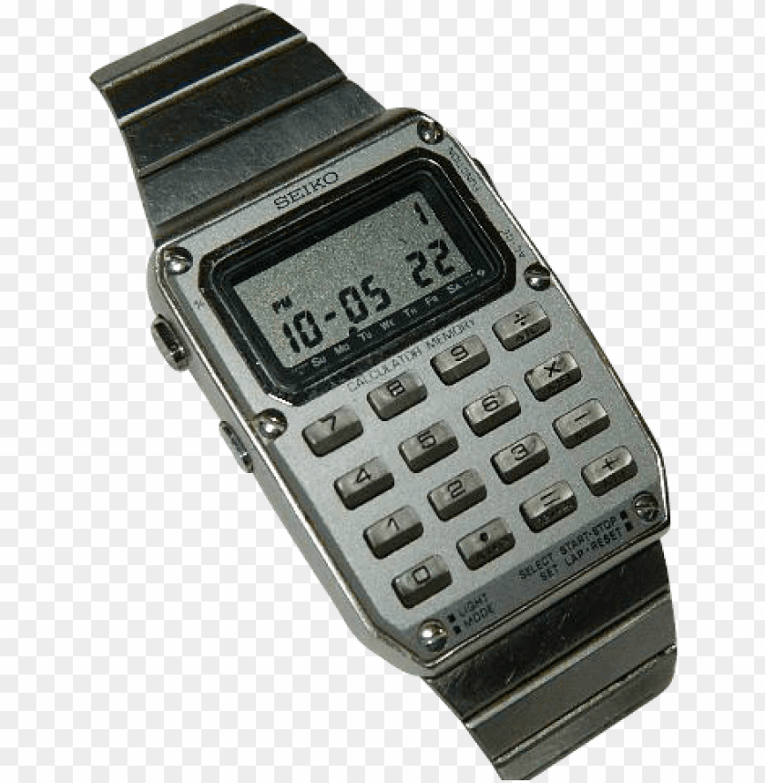 Free download | HD PNG vintage seiko calculator watch fresh battery PNG ...