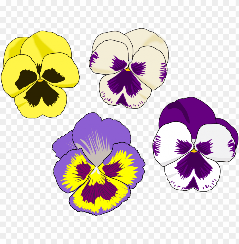 Violet Watercolor Flower cutout PNG & clipart images | TOPpng