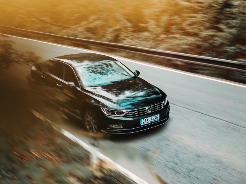 Free download | HD PNG volkswagen car black business class road asphalt ...