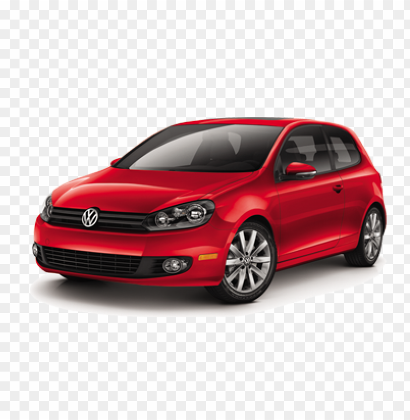Free download | HD PNG red volkswagen golf hatchback front perspective ...