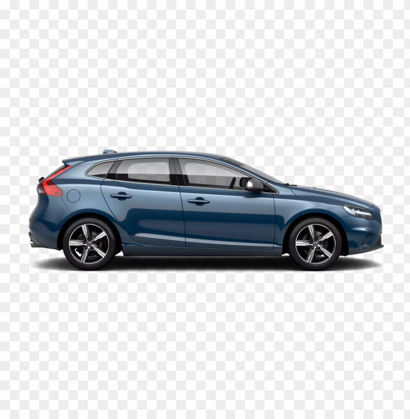 Free download | HD PNG blue volvo v40 hatchback with sporty design ...