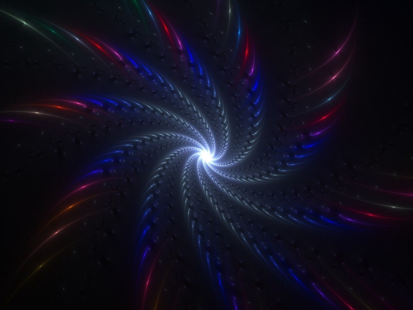 Free download | HD PNG vortex glow multicolored twisted fractal ...