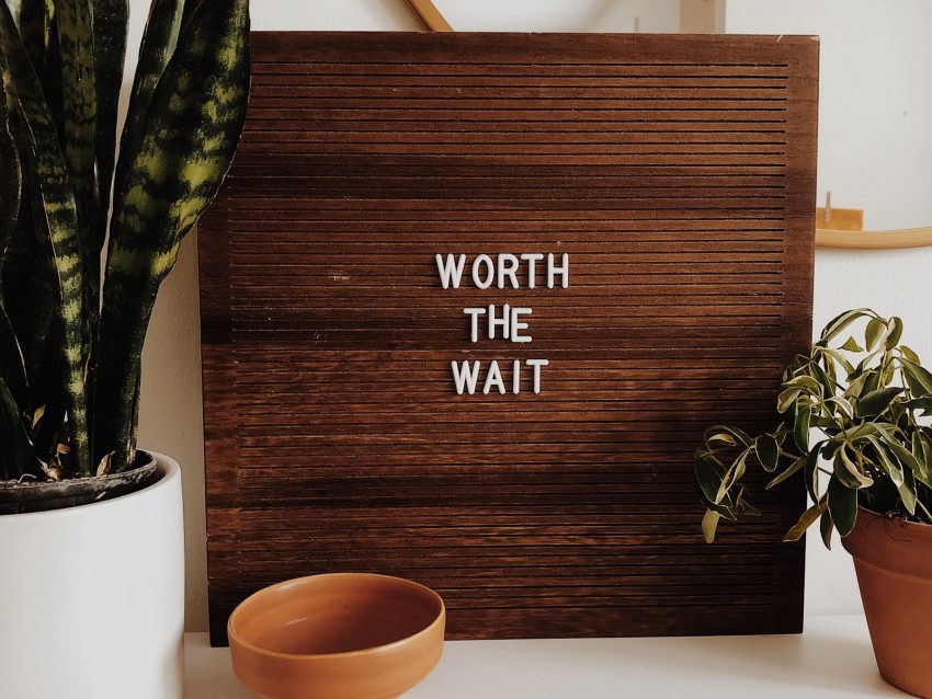 Free download | HD PNG wait plate letters inscription 4k wallpaper | TOPpng