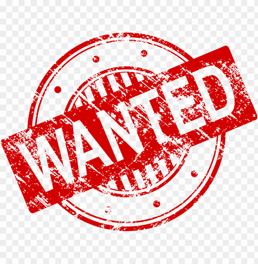 Free download | HD PNG circular red stamp with wanted text stars around ...