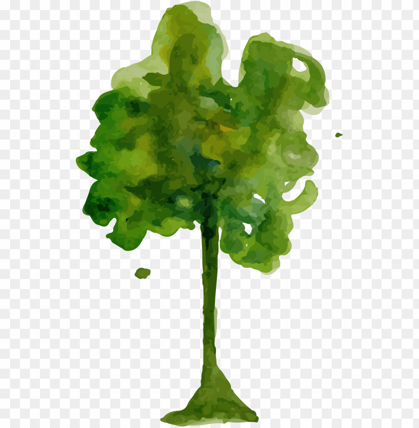 Free download | HD PNG watercolor trees png water color tree PNG ...