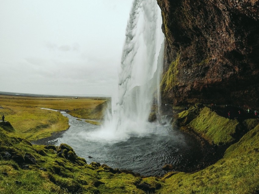 Free download | HD PNG waterfall river rock cliff landscape 4k ...