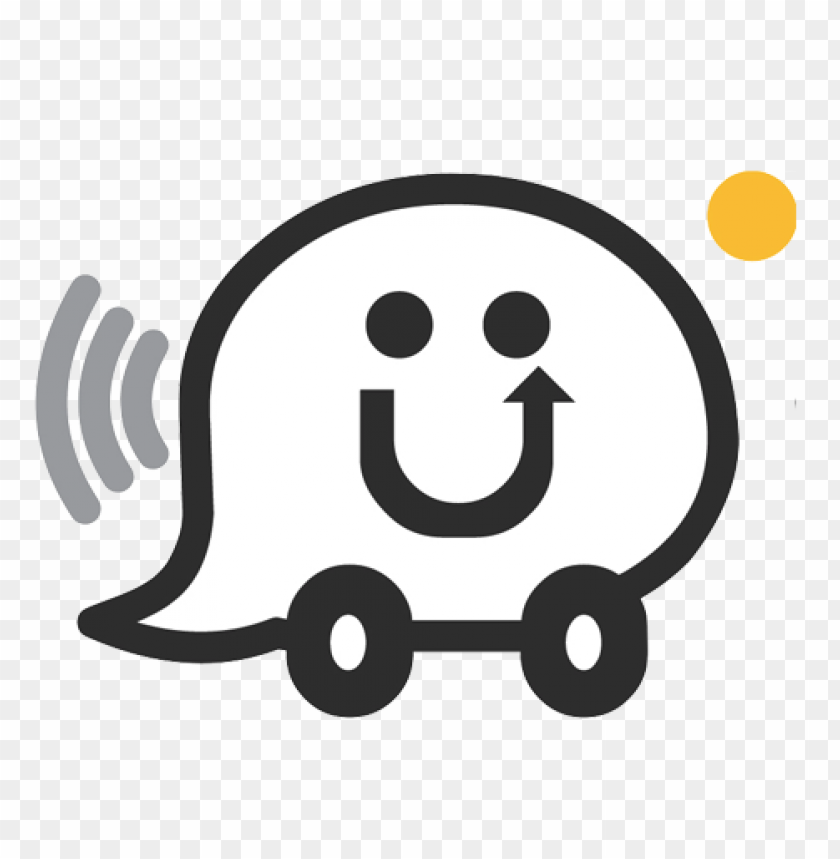 Free download | HD PNG waze car with signal waves icon | TOPpng