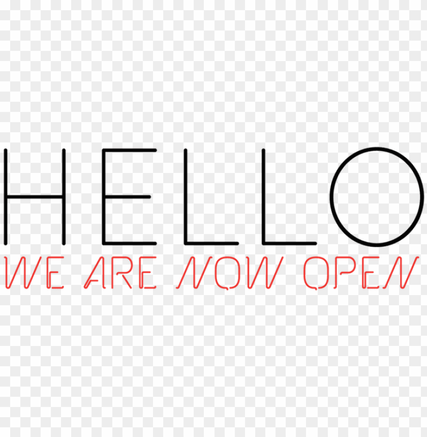 Free download | HD PNG we are now open we are open order now PNG ...