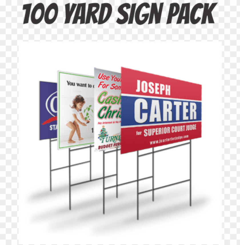 Free download | HD PNG we make yard signs PNG transparent with Clear ...
