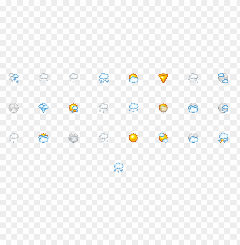Free download | HD PNG PNG image of weather symbols chart png with a ...