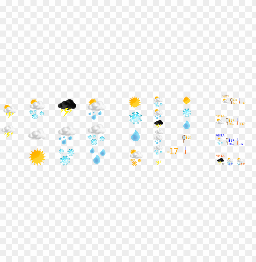 Free download | HD PNG PNG image of weather elements collection png ...