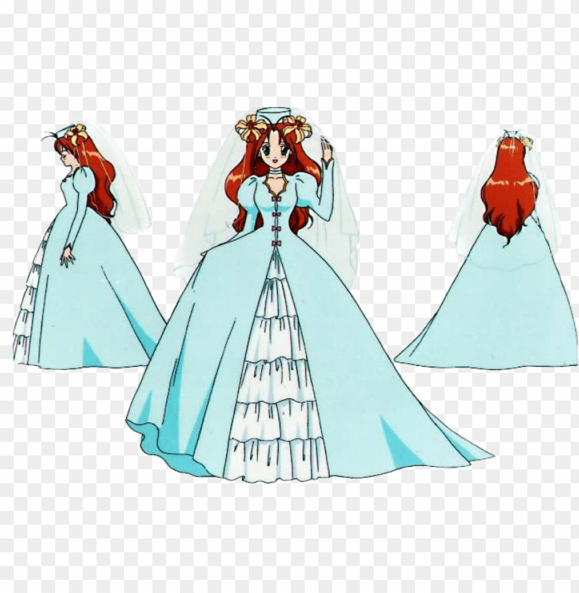 Free download | HD PNG wedding peach angel lily bride pose cartoo PNG ...