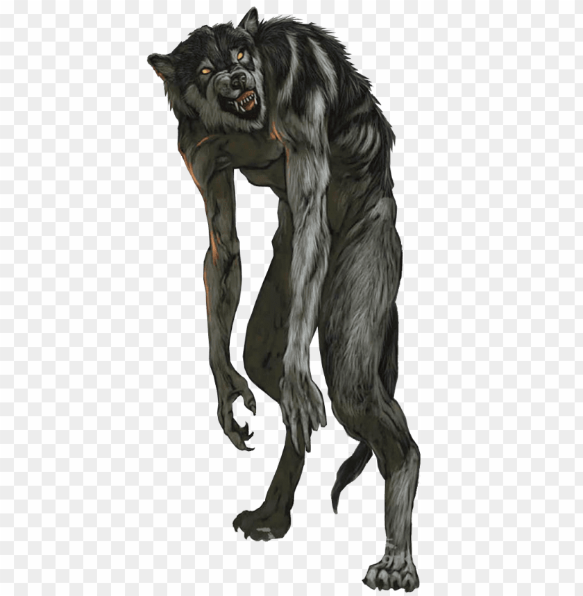Free download | HD PNG werewolf with long front paws PNG transparent ...
