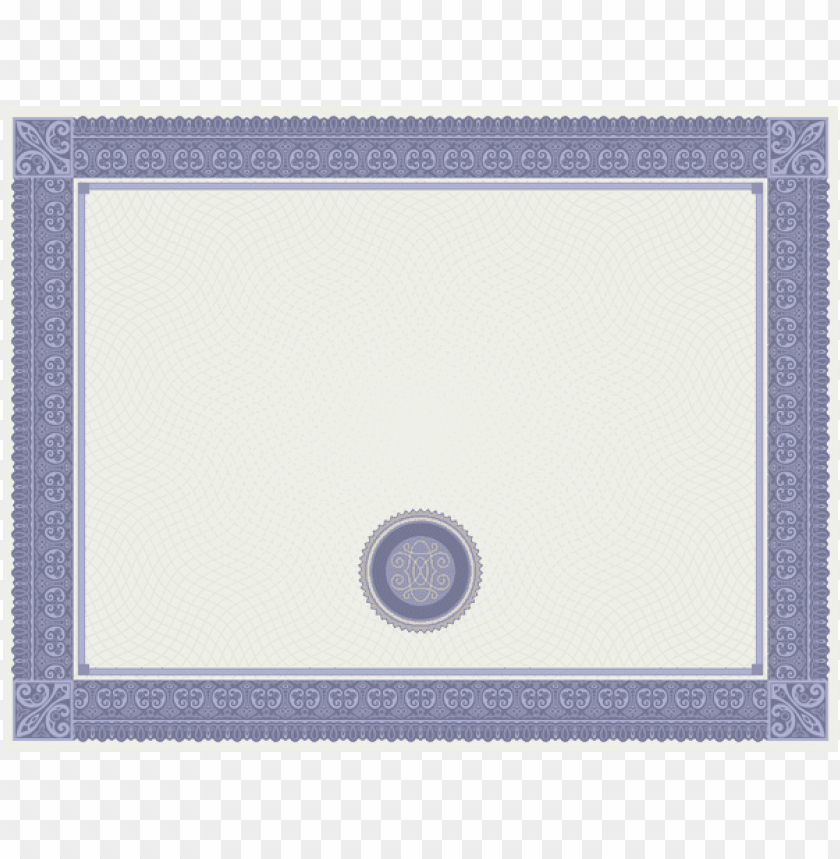 Free download | HD PNG white and blue certificate template clipart png ...