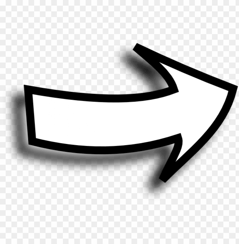 Free download | HD PNG white curved comic arrow png PNG transparent ...