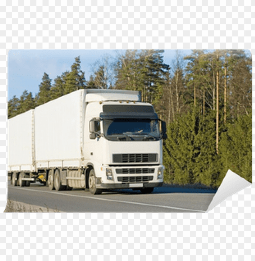 Free download | HD PNG white blank tractor trailer truck of business ...