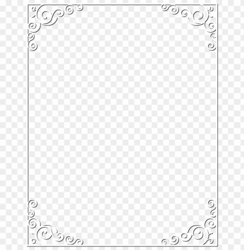 Free download | HD PNG white border frame clipart png photo - 46036 ...