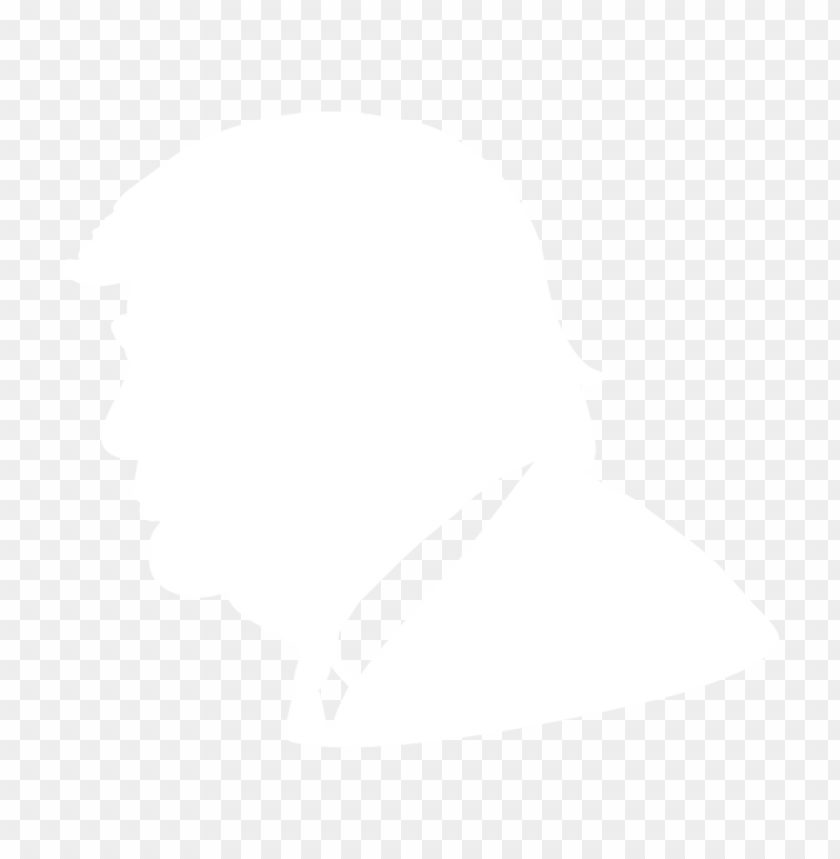 Free download | HD PNG white donald trump face silhouette side view PNG ...