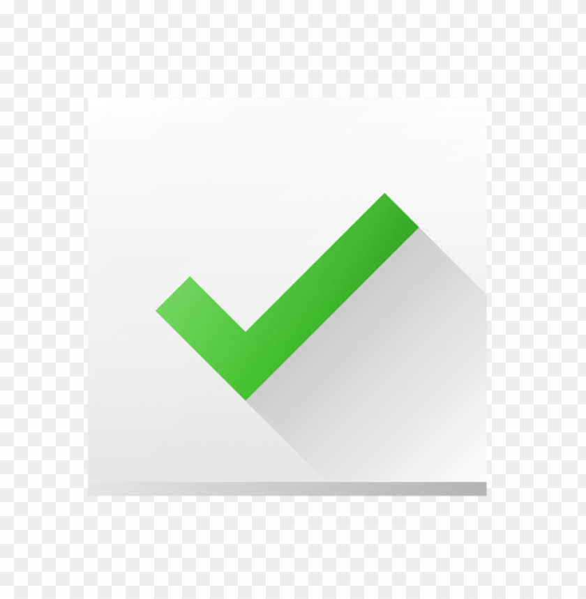 Free download | HD PNG white green check mark square icon PNG ...