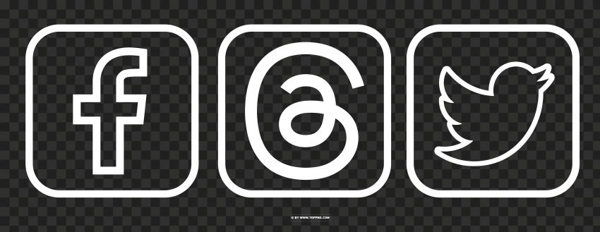 Free download | HD PNG white outline square for facebook instagram ...