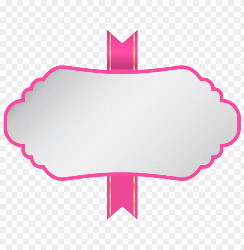 Free download | HD PNG white pink label clipart png photo - 51041 | TOPpng