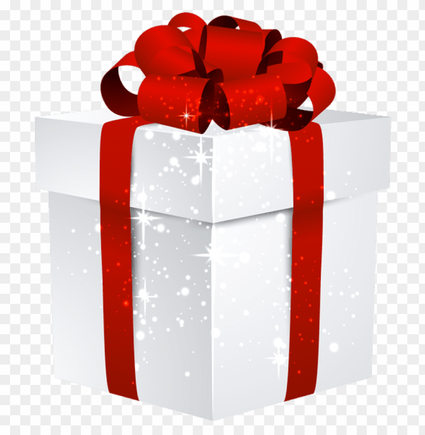 Free download | HD PNG white shining gift box with bow clipart png ...