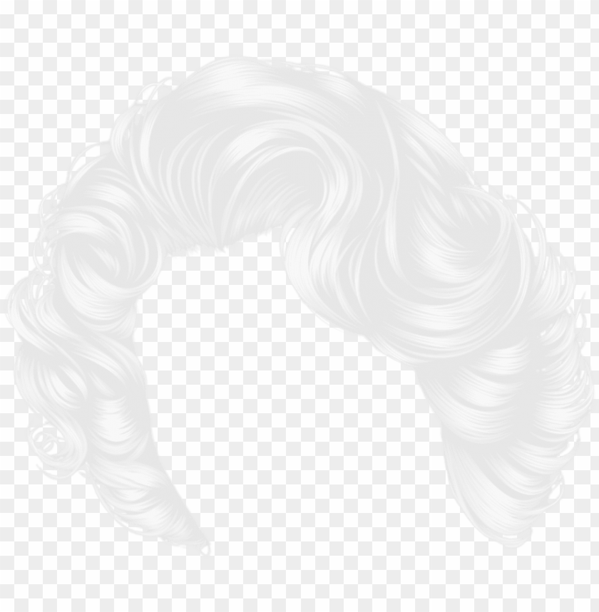 Free download | HD PNG white wig png wig long hair transparent ...
