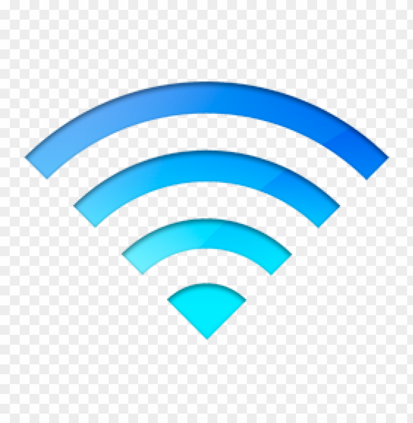 Free download | HD PNG blue gradient wifi waves | TOPpng