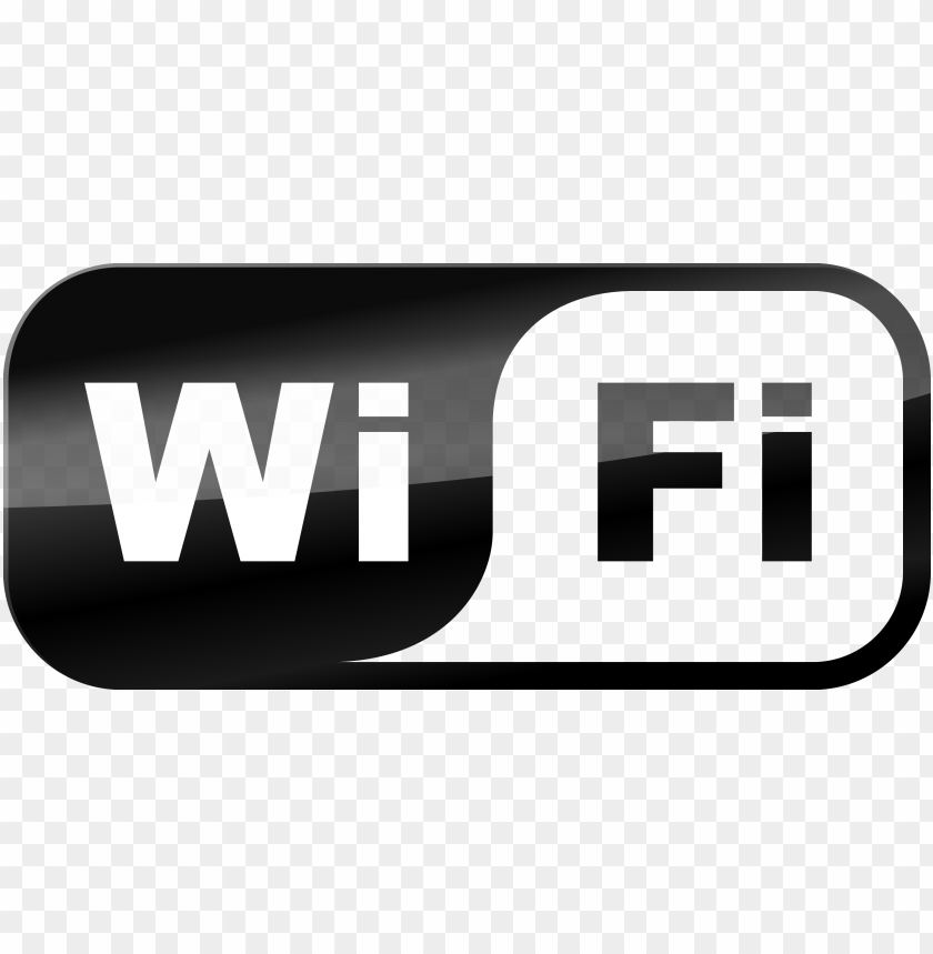 Free download | HD PNG glossy black and white wifi png | TOPpng