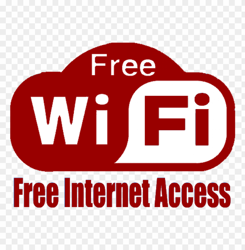Free download | HD PNG red free wifi access logo png | TOPpng