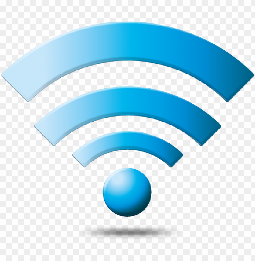 Free download | HD PNG 3d blue wifi logo png | TOPpng
