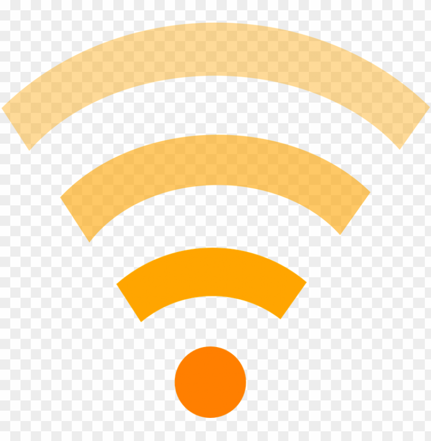 Free download | HD PNG orange wifi waves symbol png | TOPpng