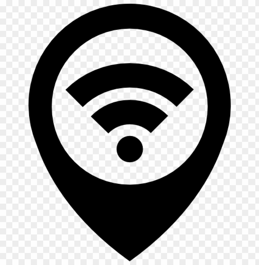 Free download | HD PNG black wifi location pin icon png | TOPpng