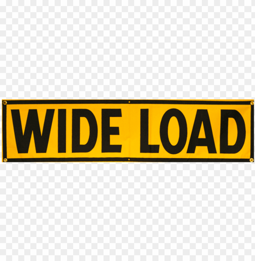 Free download | HD PNG wide load sign wide load sign PNG transparent ...