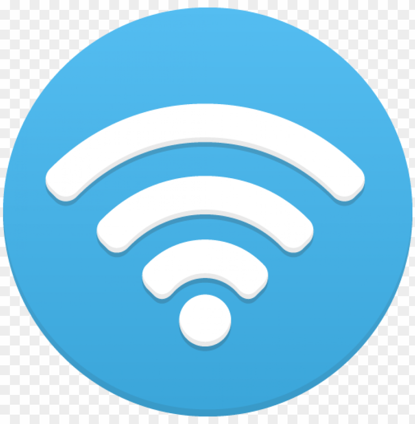 Free download | HD PNG wifi signal round blue icon PNG transparent with ...