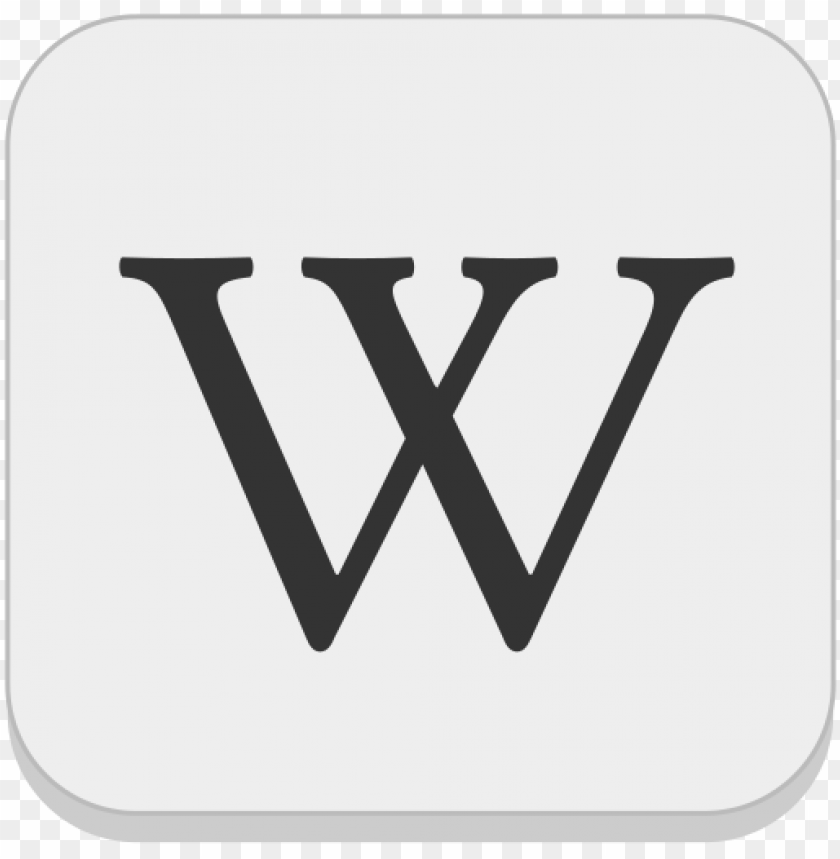 Free download | HD PNG wikipedia bold w logo grey png | TOPpng