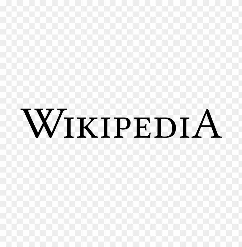 Free download | HD PNG wikipedia black text logo png | TOPpng