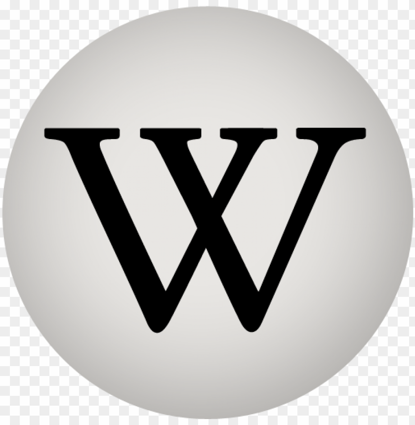 Free download | HD PNG black wikipedia w logo png | TOPpng