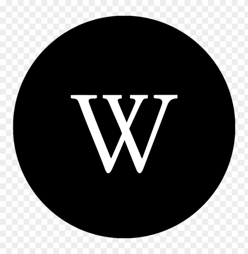 Free download | HD PNG wikipedia black circle w logo png | TOPpng