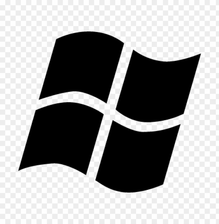 Free download | HD PNG windows black vector logo free | TOPpng