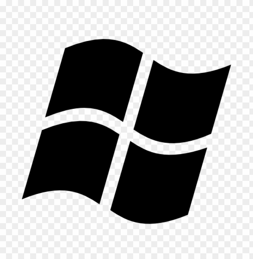 Free download | HD PNG black and white windows logo png | TOPpng