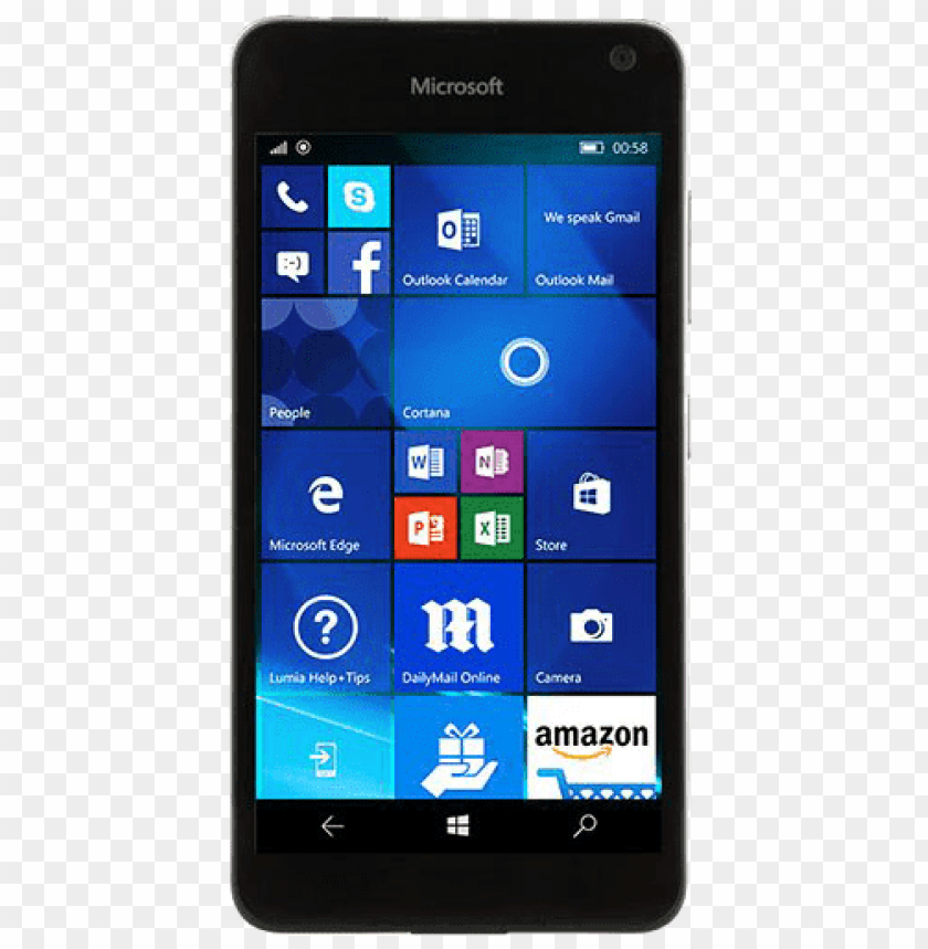 Free download | HD PNG windows phone with blue screen display | TOPpng