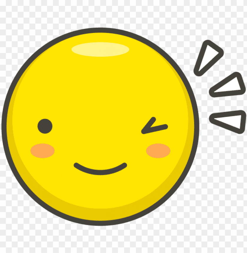 Free download | HD PNG winking face emoji wink ico PNG transparent with ...