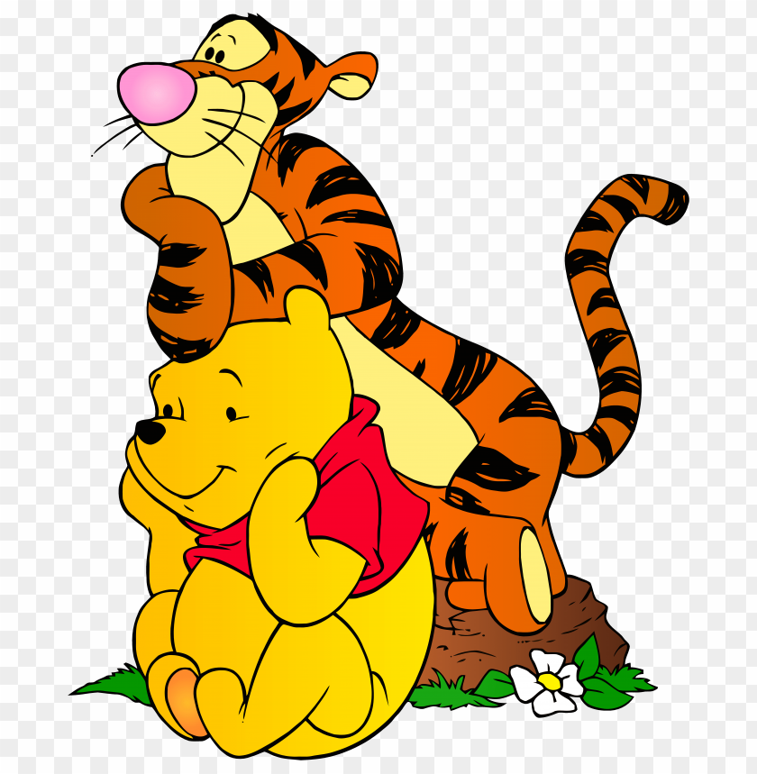Free download | HD PNG winnie the pooh and tigger hug clipart png photo ...