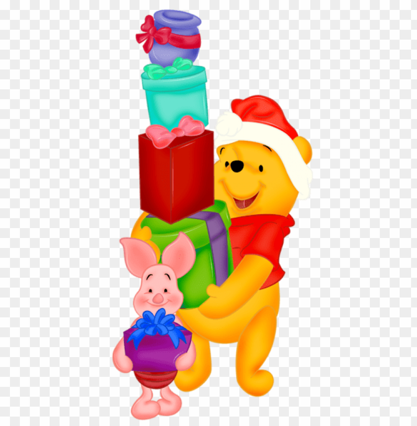 Free download | HD PNG winnie the pooh with s and santa hat clipart png ...