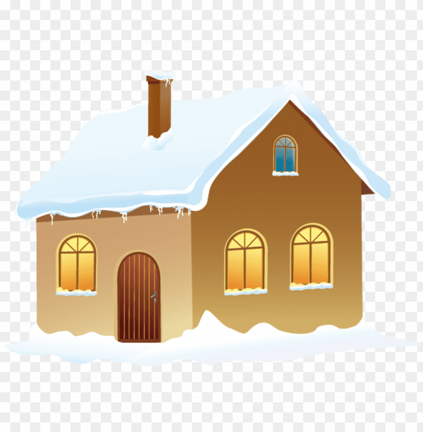 Free download | HD PNG winter house with snow PNG Images 42015 | TOPpng